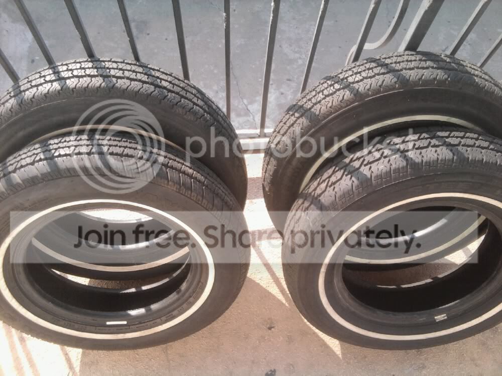13'' RADIAL TIRES NICE TREAD USED CONDITION.... | LayItLow.com Lowrider ...