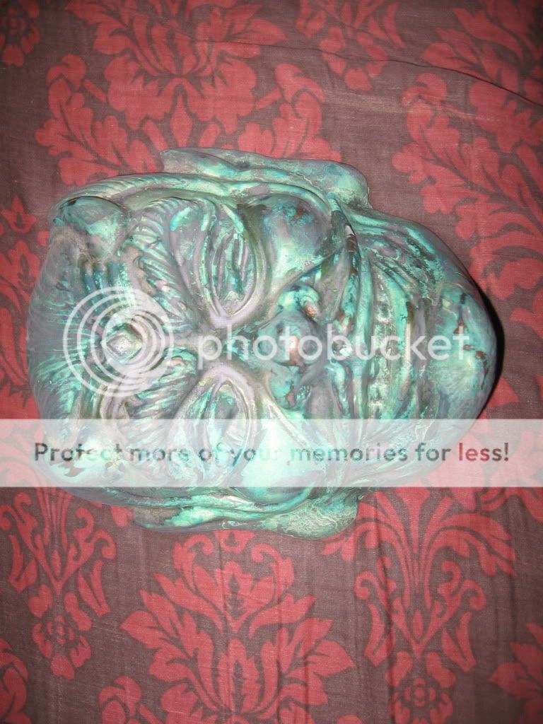 Vintage Devil Mask in plaster