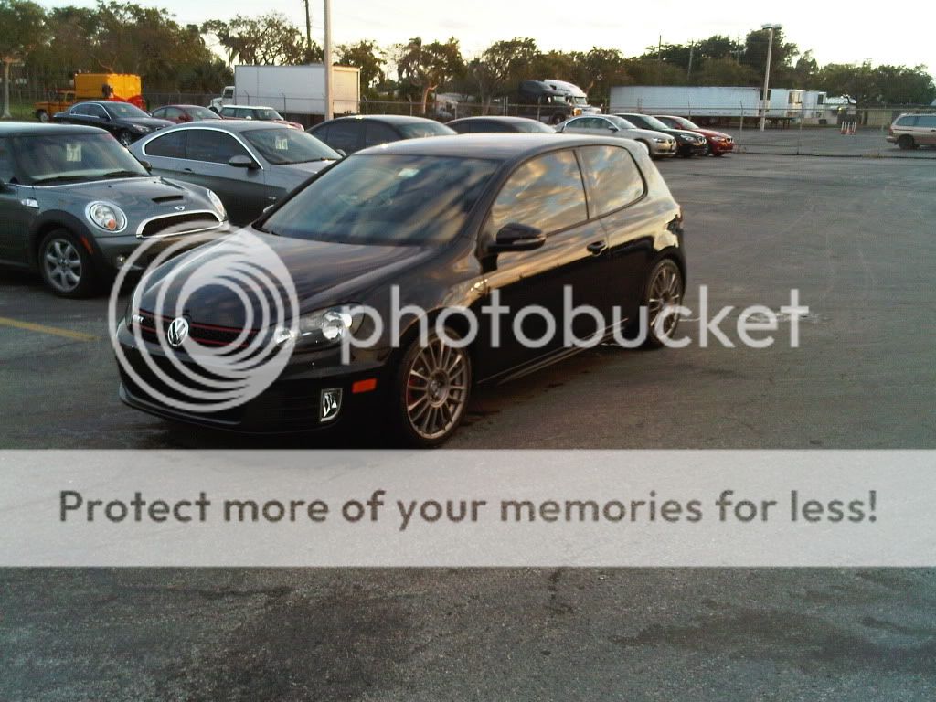 H&R Touring Cup Kit On Black GTI | VW Vortex - Volkswagen Forum