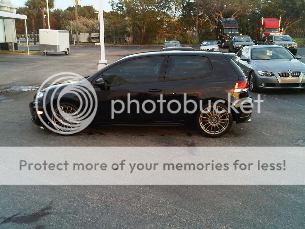 H&R Touring Cup Kit On Black GTI | VW Vortex - Volkswagen Forum