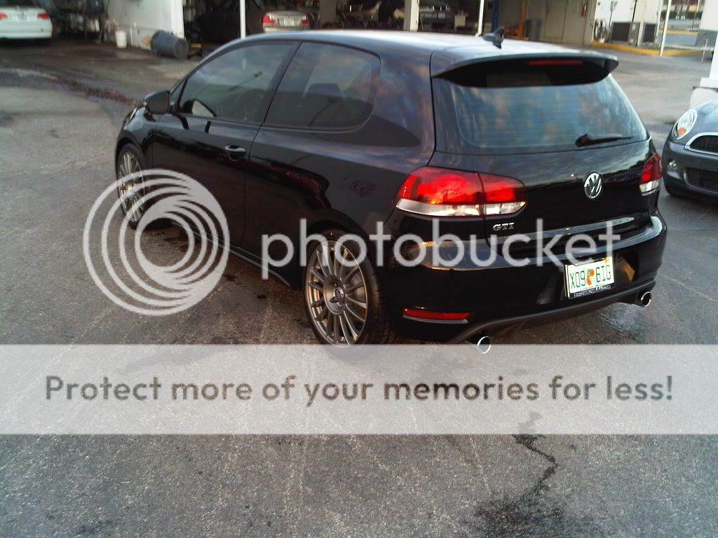 H&R Touring Cup Kit On Black GTI | VW Vortex - Volkswagen Forum